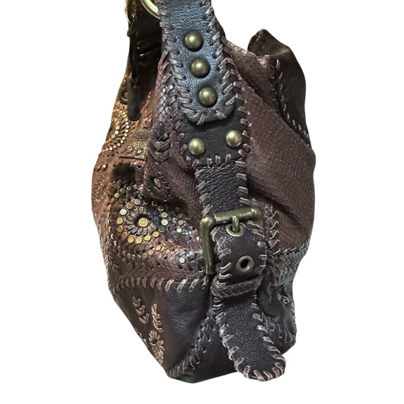 Isabella Fiore | Bags | Isabella Fiore Yvonne Python Embossed Studded ...